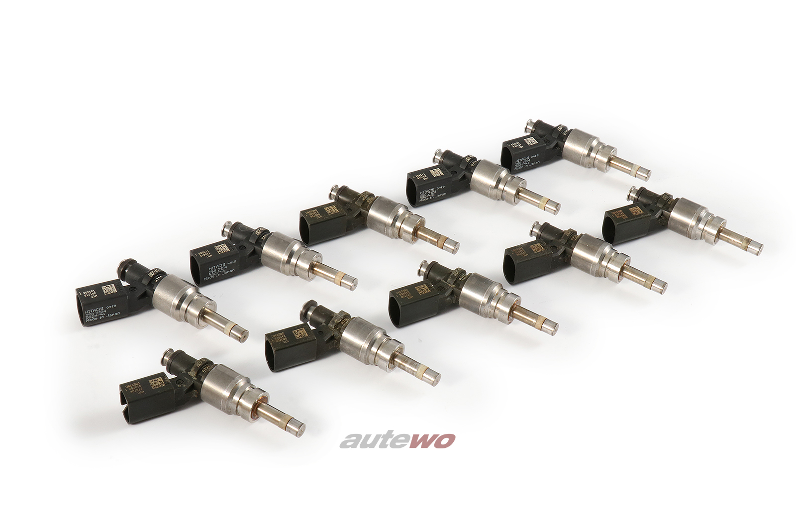 06E906036C Audi S6 4F/C6/S8 D3/4E 5.2l V10 Set Einspritzventile ...