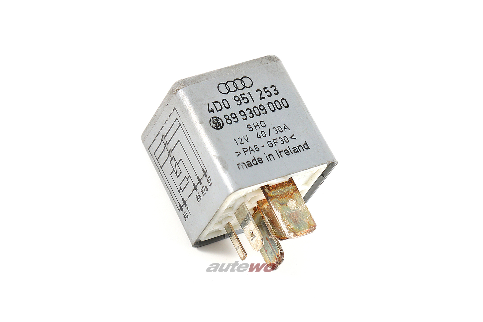 Audi/VW 80/100/A4/A6 Relais 372 Kraftstoffpumpe 4D0951253 | diverse ...